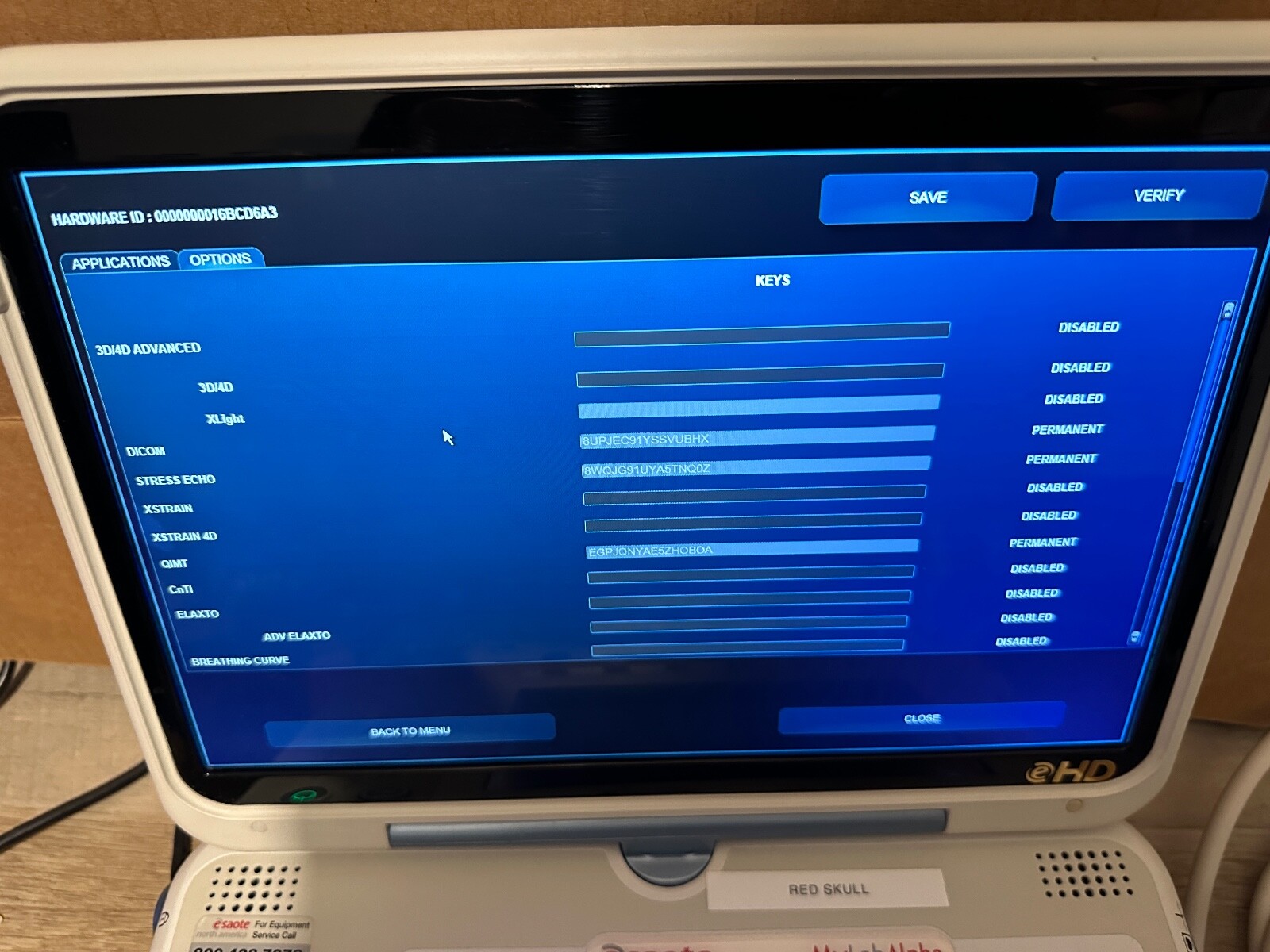 Esaote MyLab Alpha Portable Ultrasound With Case-Cardiac Vascular EHD ...