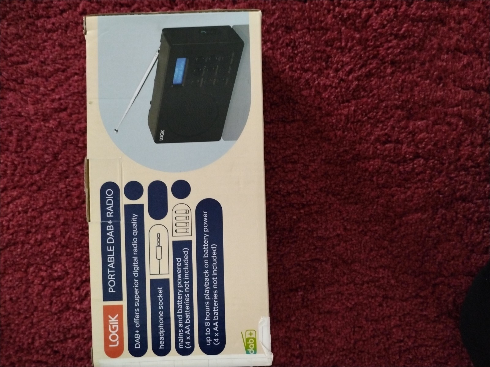 LOGIK L2DAB16 Portable DAB/FM Radio - Black for sale online | eBay