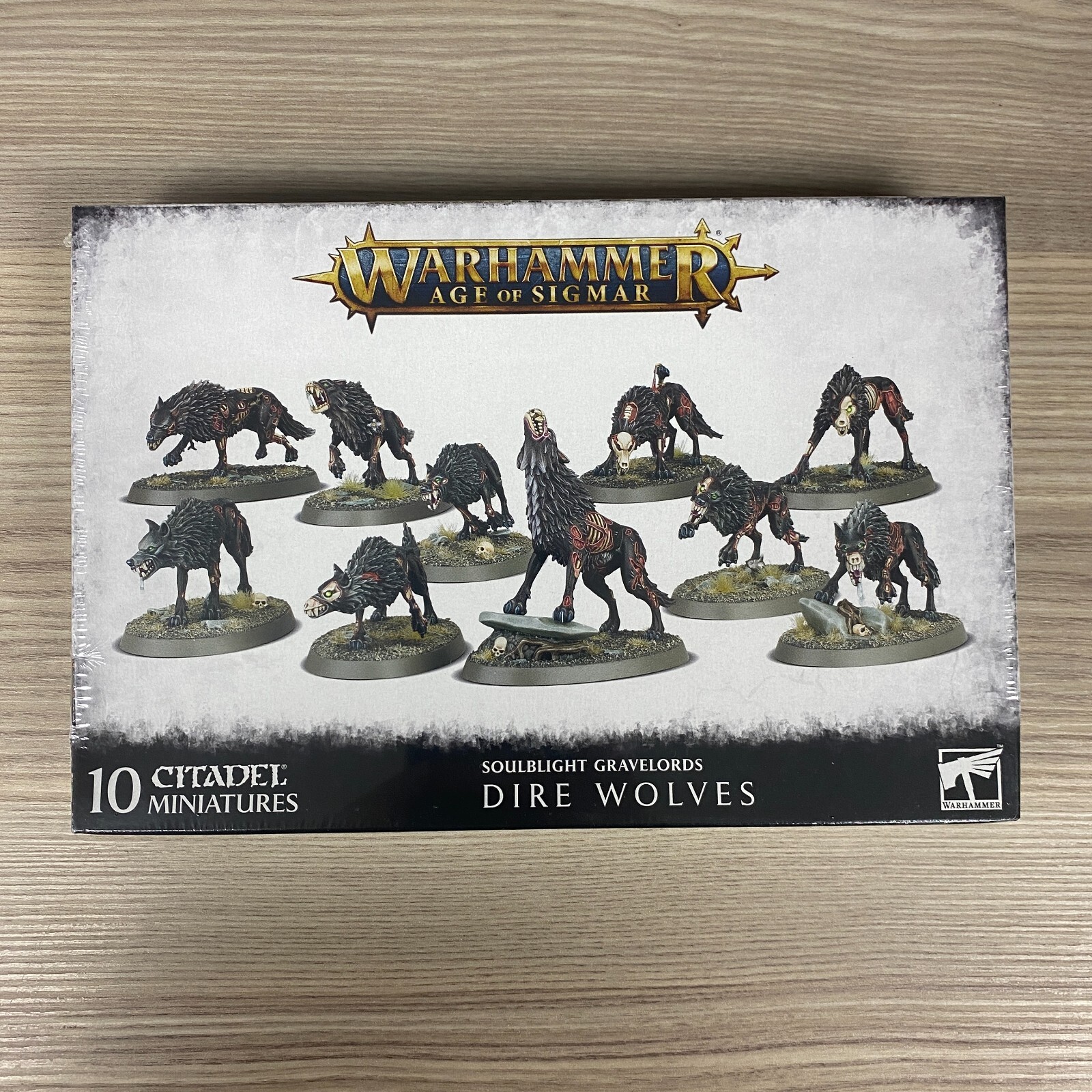 DIRE WOLVES WOLF WARHAMMER AGE OF SIGMAR AOS SOULBLIGHT GRAVELORDS ...