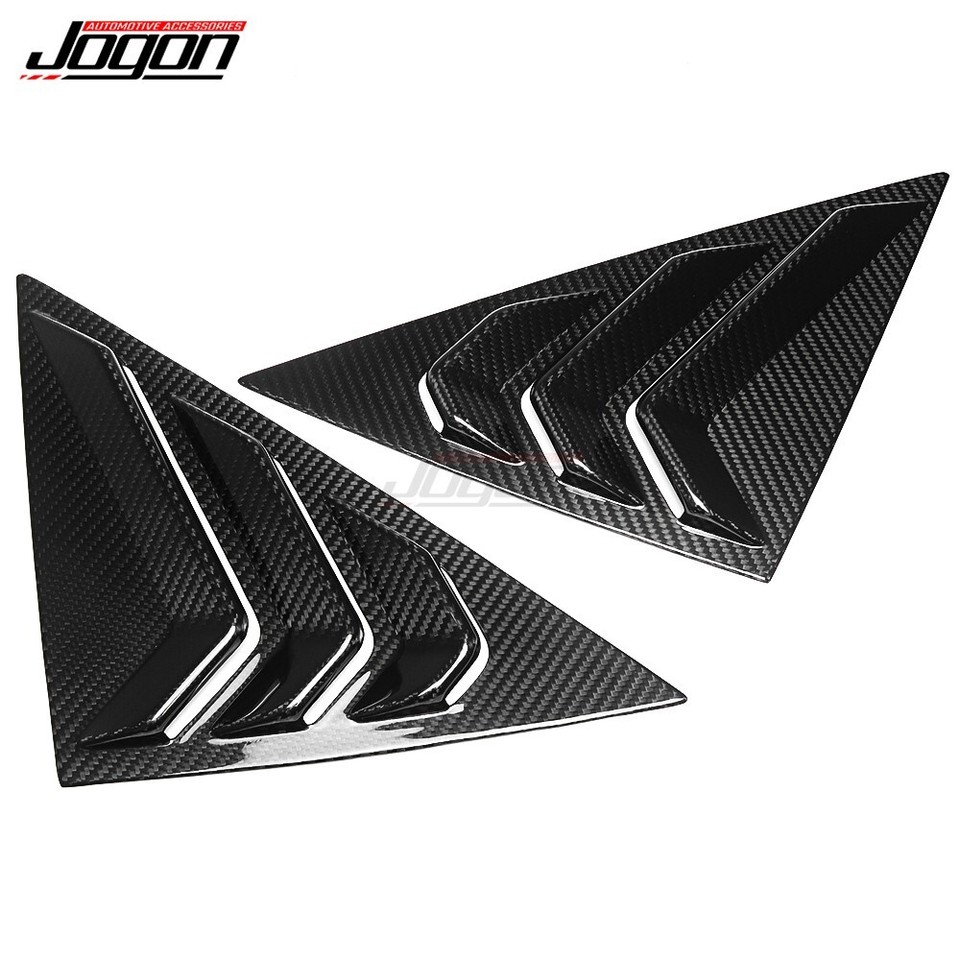 Carbon Fiber Quarter Window Louver Cover Trim For Acura Integra Type S ...