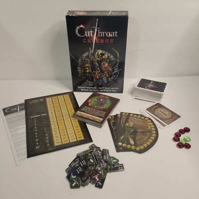 Cutthroat Caverns - Diceless RPG style card game, 2007 Complete | eBay