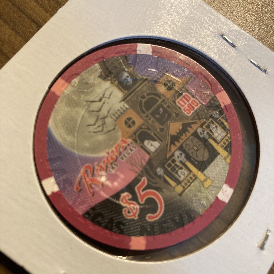 $ 5 Riviera Monster Mash casino chip las vegas super rare obsolete | eBay