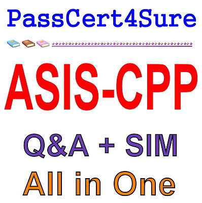 ASIS CPP - Certified Protection Professional ASIS-CPP Exam Q&A+SIM | eBay