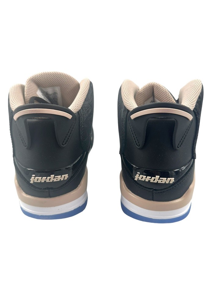 Air Jordan Dub Zero GS Youth Women Shoes Black/Fossil Stone White ...