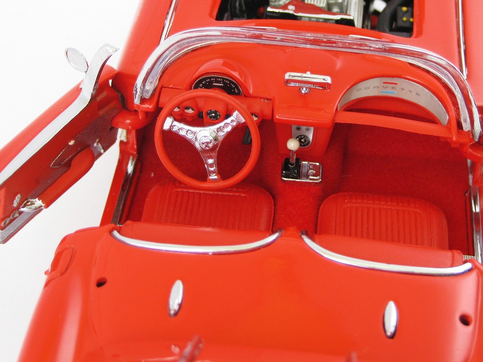 Corvette Chevrolet StingRay Race Car Chevy Classic Hot Rod Metal Promo ...