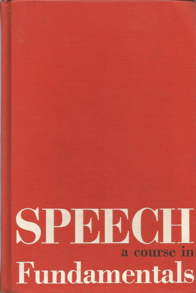 College Books For Speech