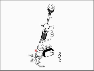 Genuine MERCEDES Oil filter 6511801210 | eBay