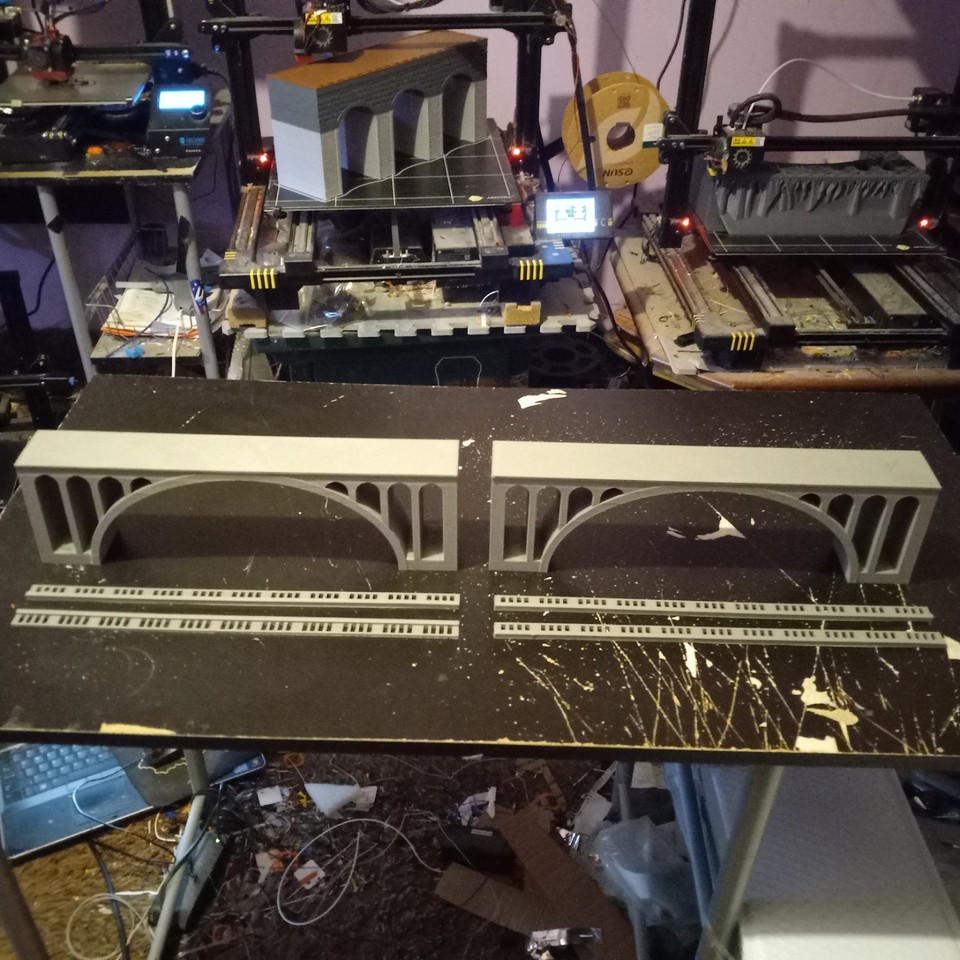 HO Scale VIADUCT Bridge 28 Inch | eBay