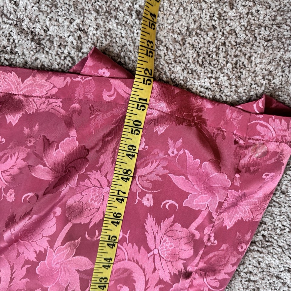 Vintage Victorias Secret Long Robe Sz Small Petite Gold Label Pink ...