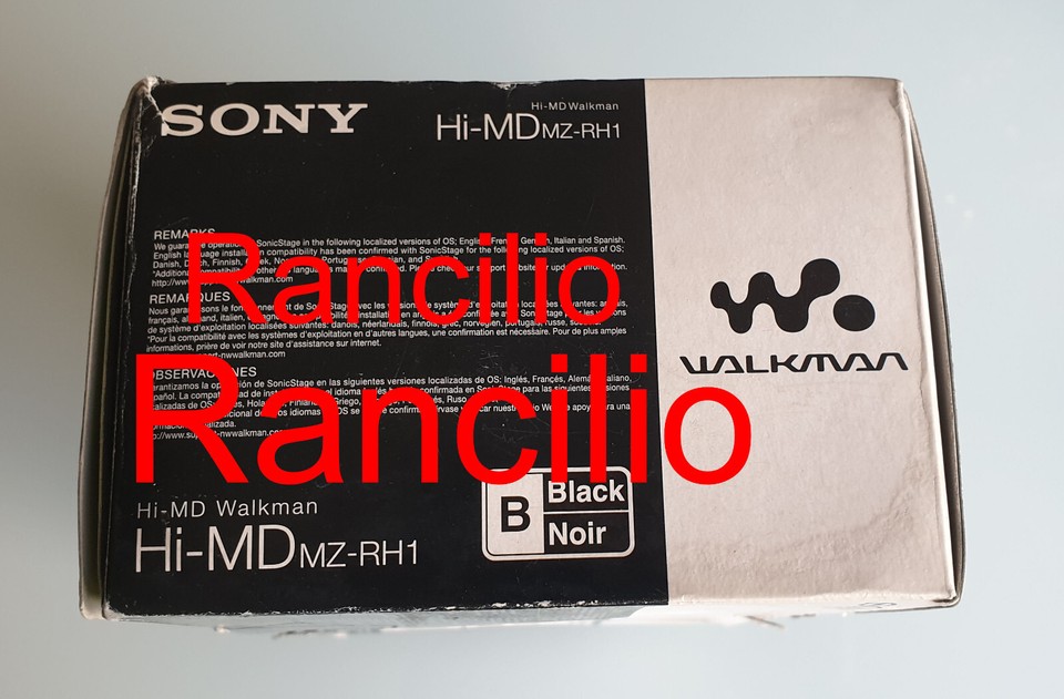 Sony Hi-MD MZ- RH1 MD-Player Minidisc original Box + original ...
