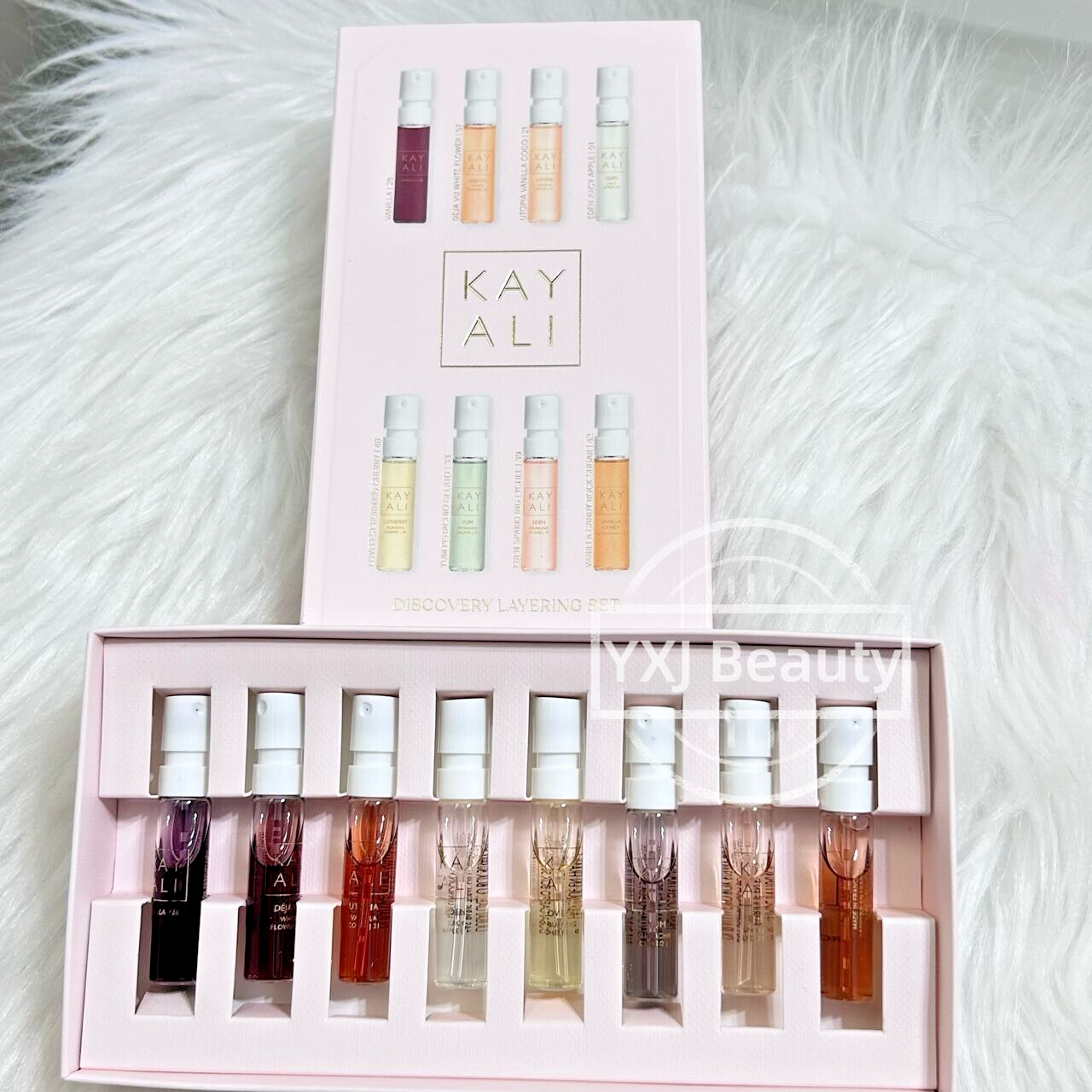 New KAYALI Discovery Perfume Layering Set Sample Spray 8X1.5 ml/0.05 oz ...