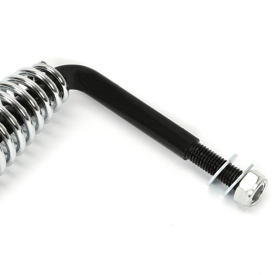 6" BBQ Smoker Spring Handle W/ Mounting Bracket Grill Wood Stove Pit ...