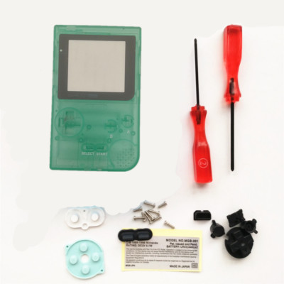 Night Light Clear Green Cover Case Shell for Nintendo Game Boy Pocket ...