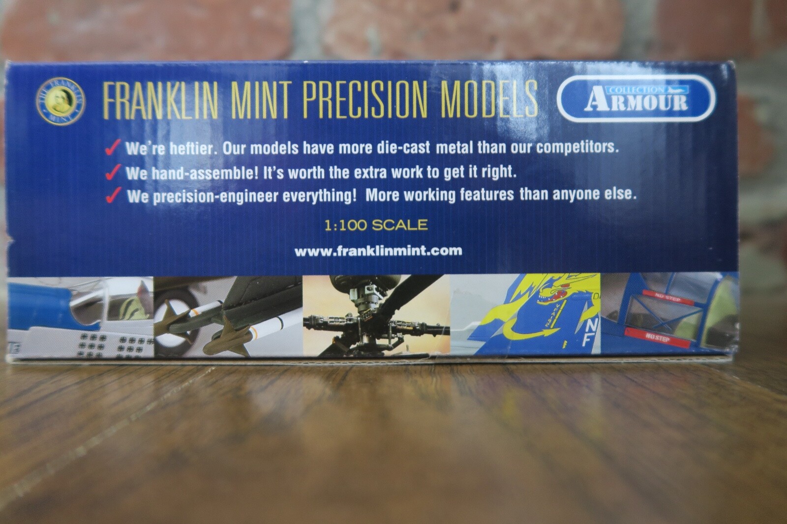 Franklin Mint Armour Collection Diecast Airplane New in Box P51 Mustang ...