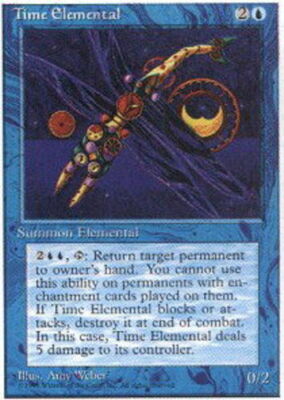 Time Elemental x1 - 4th Edition - Moderate Play, English - 4th Edition ...