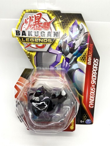 Bakugan Legends Black Darkus CYNDEOUS x SKORPOROS Action Figure NEW ...