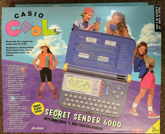 Casio Secret Sender 6000 Electronic Communicator Organizer Calculator ...