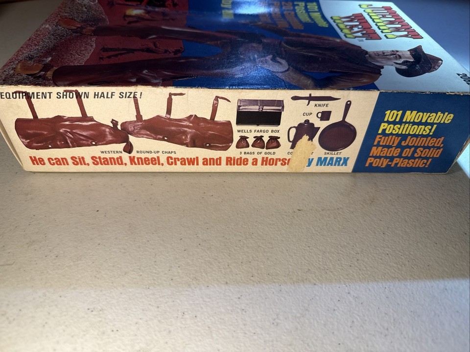 Marx Johnny West Cowboy Action Figure with Accessories Vintage #2062 ...