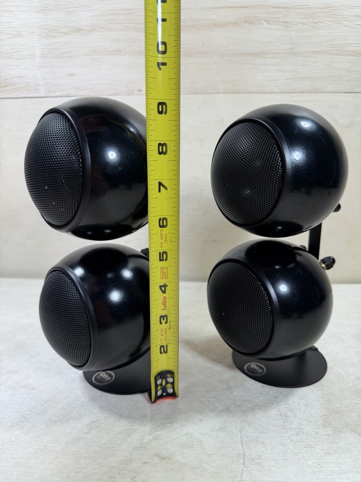 Orb Audio Mod1 Speakers Made in USA On Stands Lot Of 4 Hand Polished ...