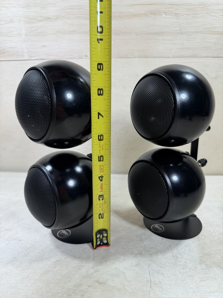 Orb Audio Mod1 Speakers Made in USA On Stands Lot Of 4 Hand Polished ...