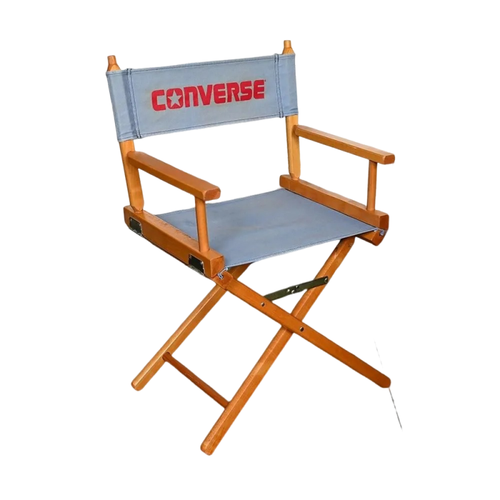 CONVERSE Director Chair WOOD × CANVAS Around 1970-80's Width of Seat 17 ...