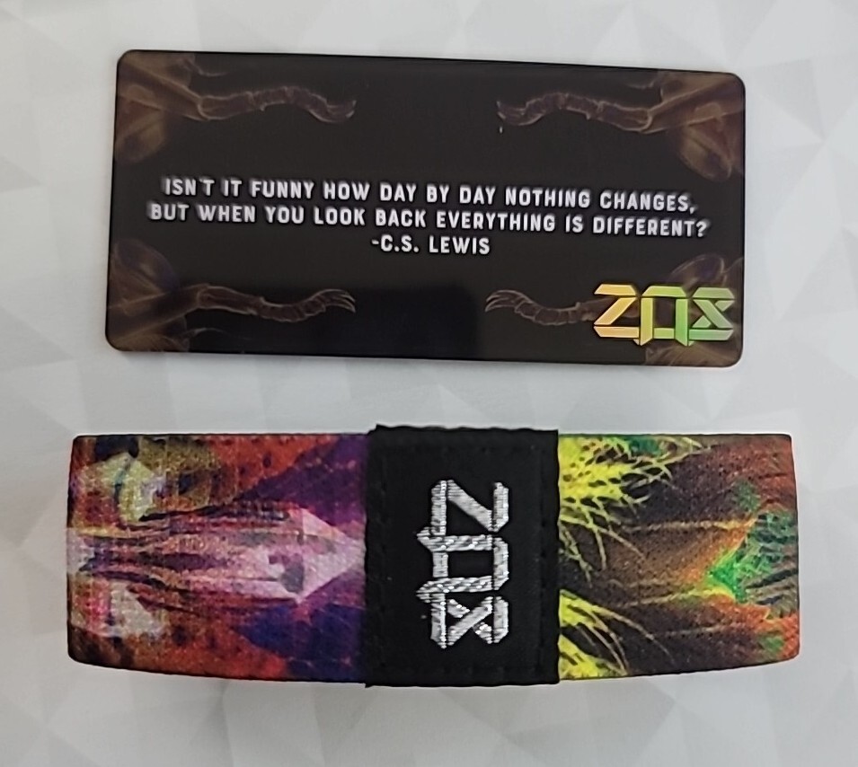 ZOX "Change Takes Time" Band w/ Card | eBay