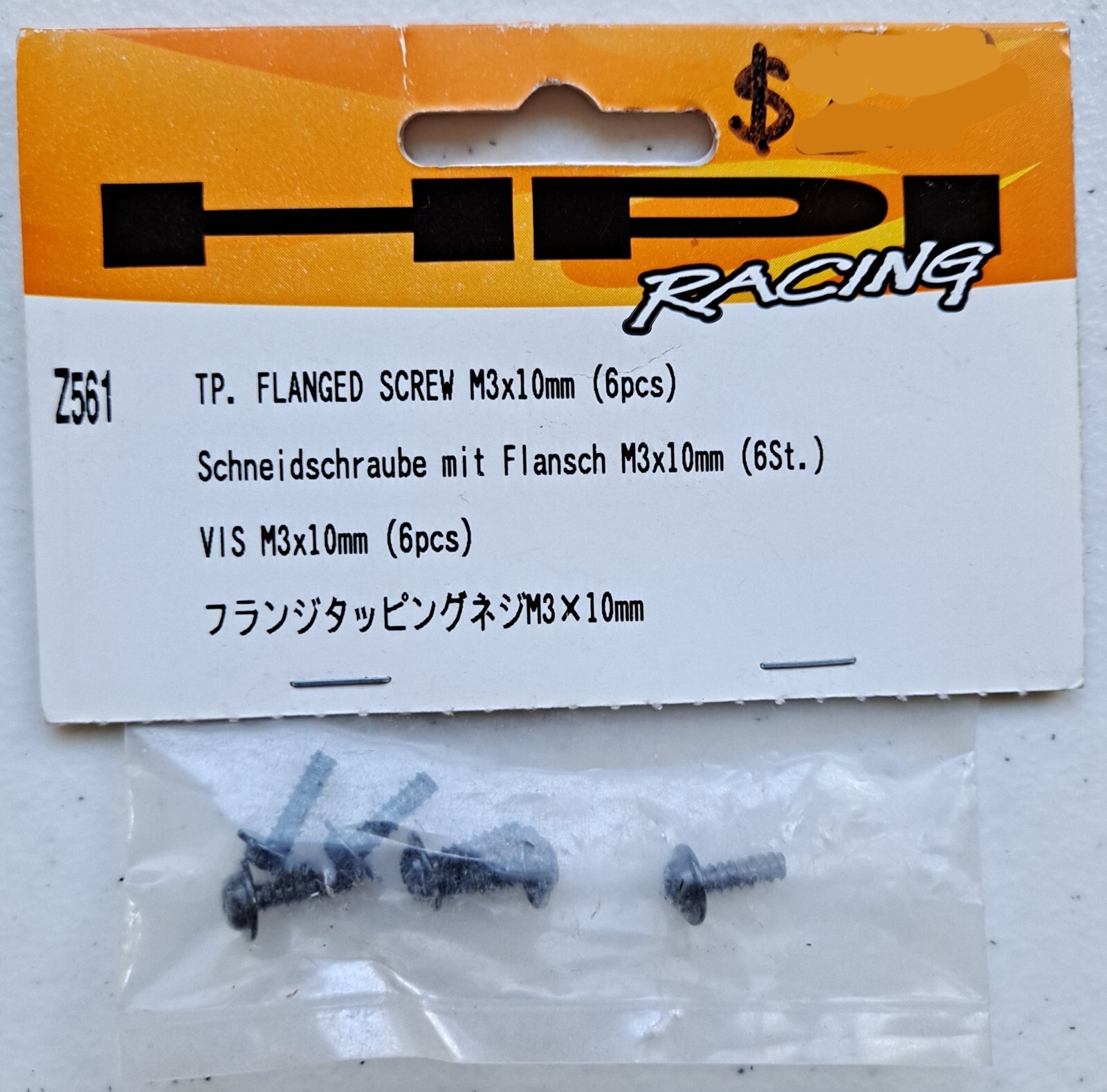 HPI Racing TP Flanged Screw M3 x 10 mm (6 pcs) #Z561 | eBay