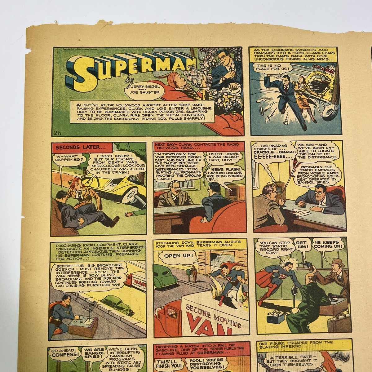 Superman Comic Strip