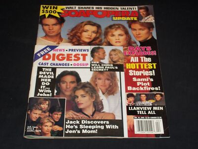 1995 JANUARY 24 SOAP OPERA UPDATE MAGAZINE + PREVIEW DIGEST ON COVER ...