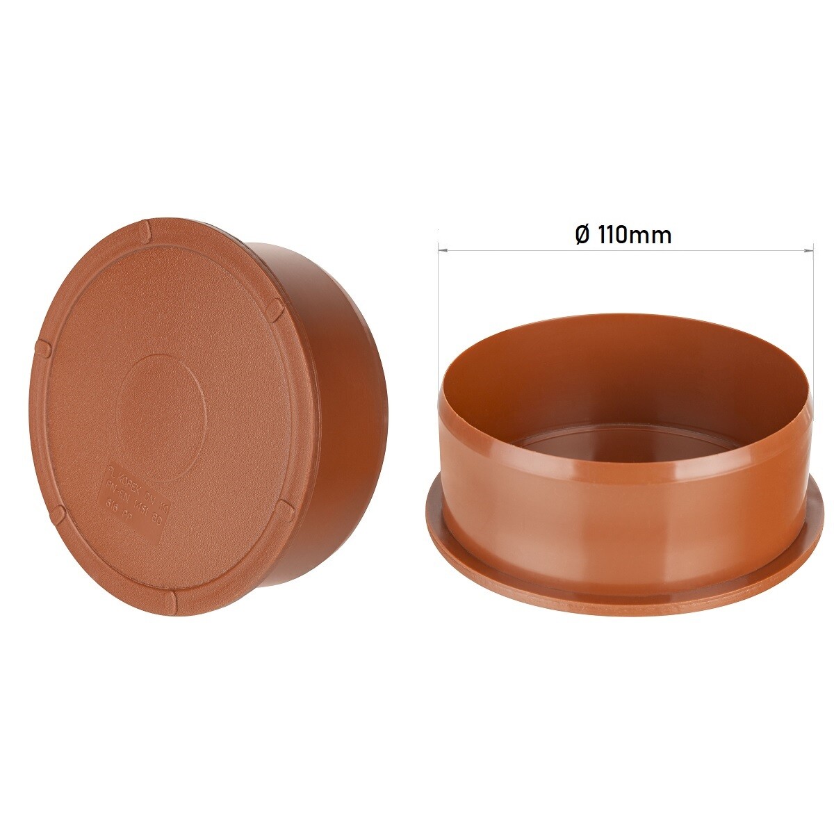 Socket Plug 110mm 160mm 200mm 250mm 315mm Underground Drainage Sewer ...