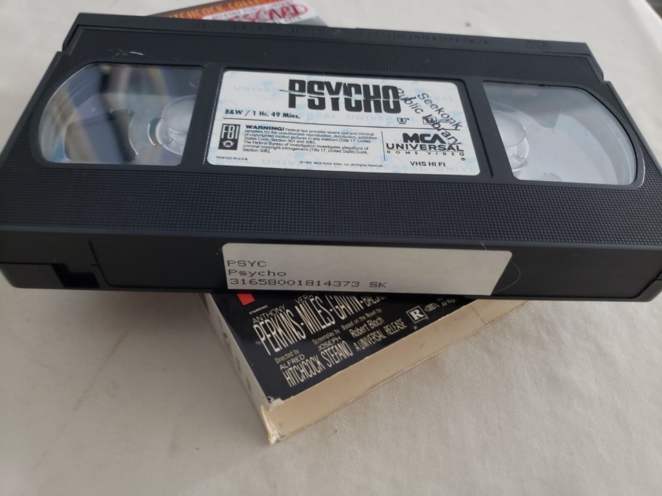 Psycho VHS - The Alfred Hitchcock Collection - Pre-Owned - FORMER ...