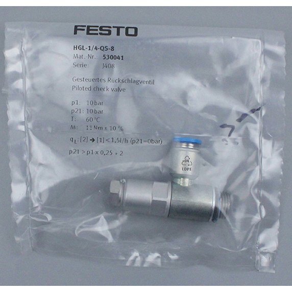 1PCS New FESTO HGL-1/4-QS-8 530041 Valve Free Shipping / | eBay