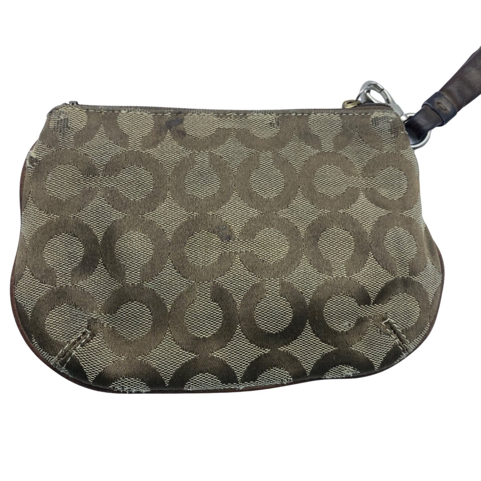 Coach Signature Metallic Bronze Gold Logo Monogram Cl… - Gem