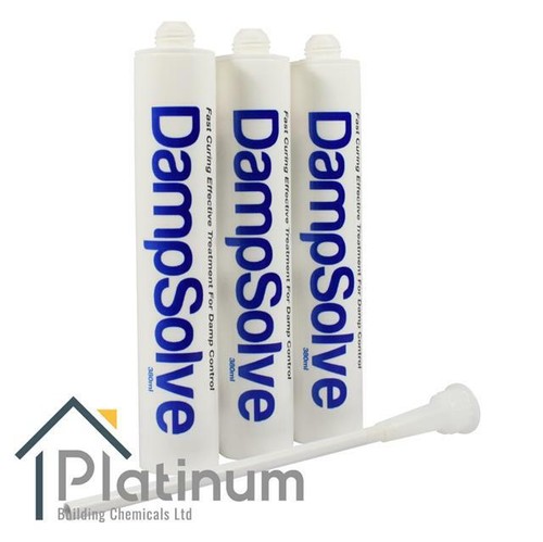 3 x DAMPSOLVE Damp Proof Injection Cream | DPC Course Rising Damp ...