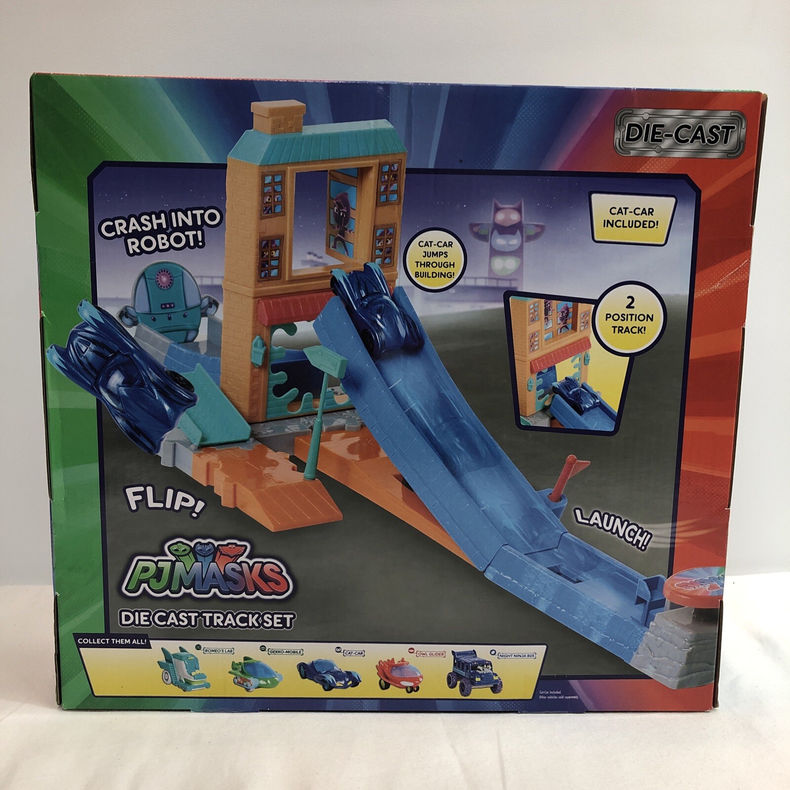 PJ Masks 24961 Die Cast Car Track Playset for sale online | eBay