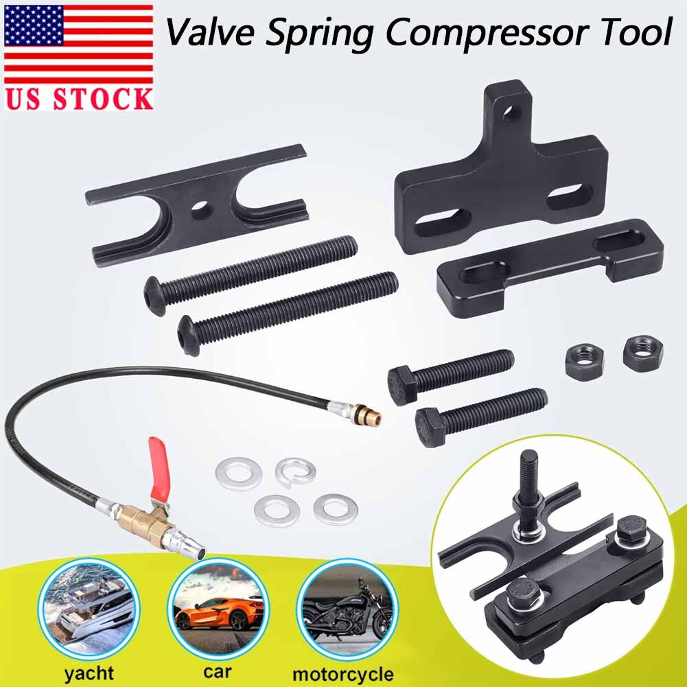 LS LS1 Engine Valve Spring Compressor & Air Valve Holding Hose Tool For ...