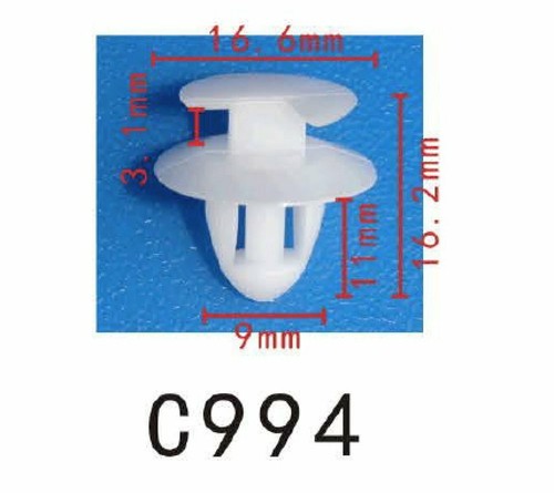 20PCS Panel Retainer Clip Fit For PEUGEOT Citroen 14188380,7703077059 ...