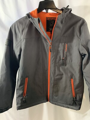 Distortion Outdoor Tech Waterproof Full Zip Jacket Mens Medium Gray ...