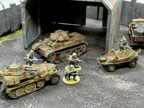 Vehicle lot - Luchs Tank SDKFZ Halftrack Schwimmwagon Bolt Action 28mm ...