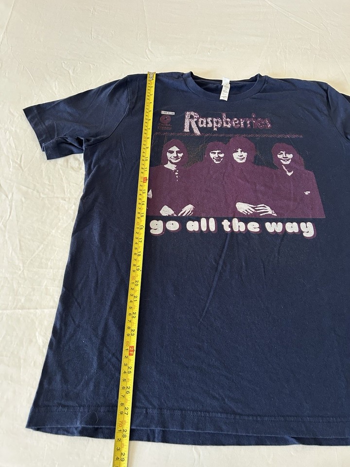 RASPBERRIES Go All The Way T-Shirt XL/L Capitol Records 70's Power Pop ...