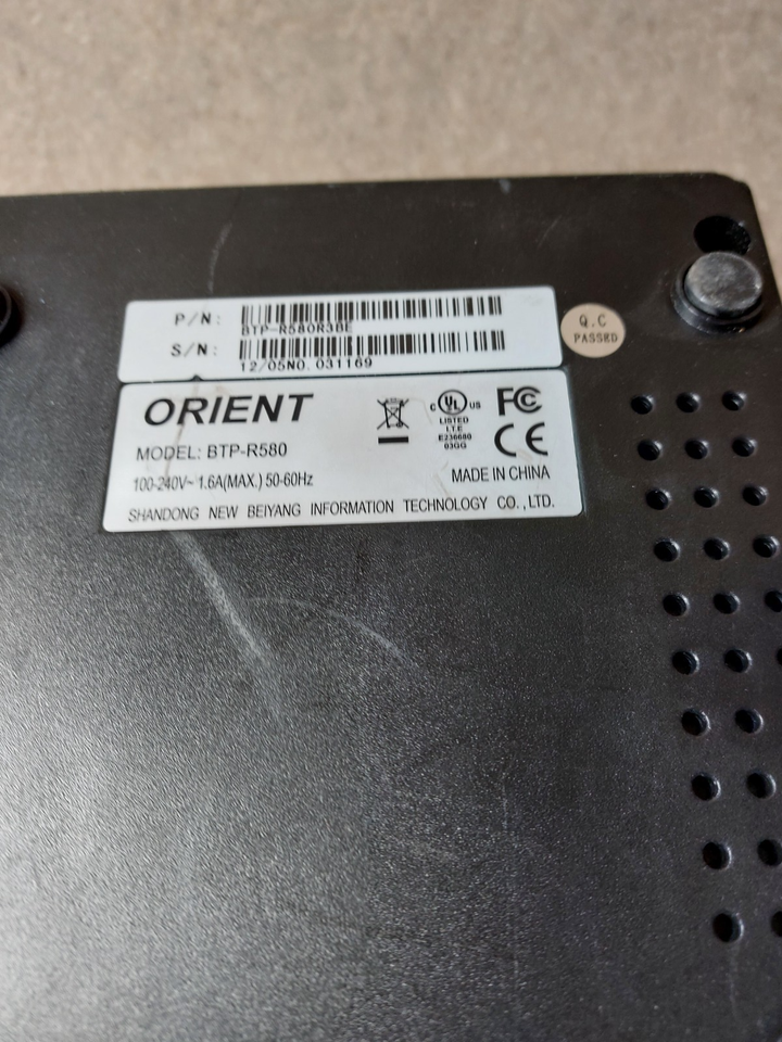 ORIENT BTP-R580 Receipt Thermal Printer without power supply | eBay UK