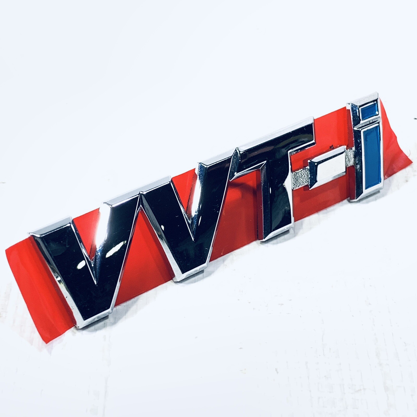 Toyota VVT-i VVTi Emblem Badge Chrome & Blue Genuine Parts | eBay
