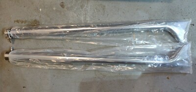 Murray Engineering Motorcycle Exhaust Pipes Tips 2 x 40 inch 5.5" flare ...