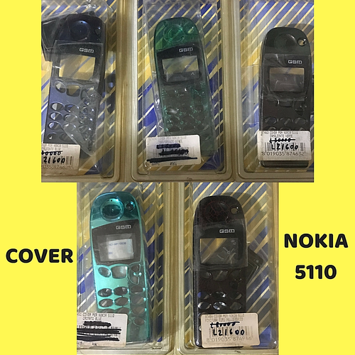 COVER NOKIA 5110 5130 5146 GSM TASTI GUSCIO RICAMBIO BLU VERDE ...