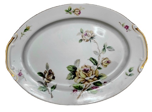 Lynmore Fine China Japan Golden Rose 10" Serving Platter | eBay