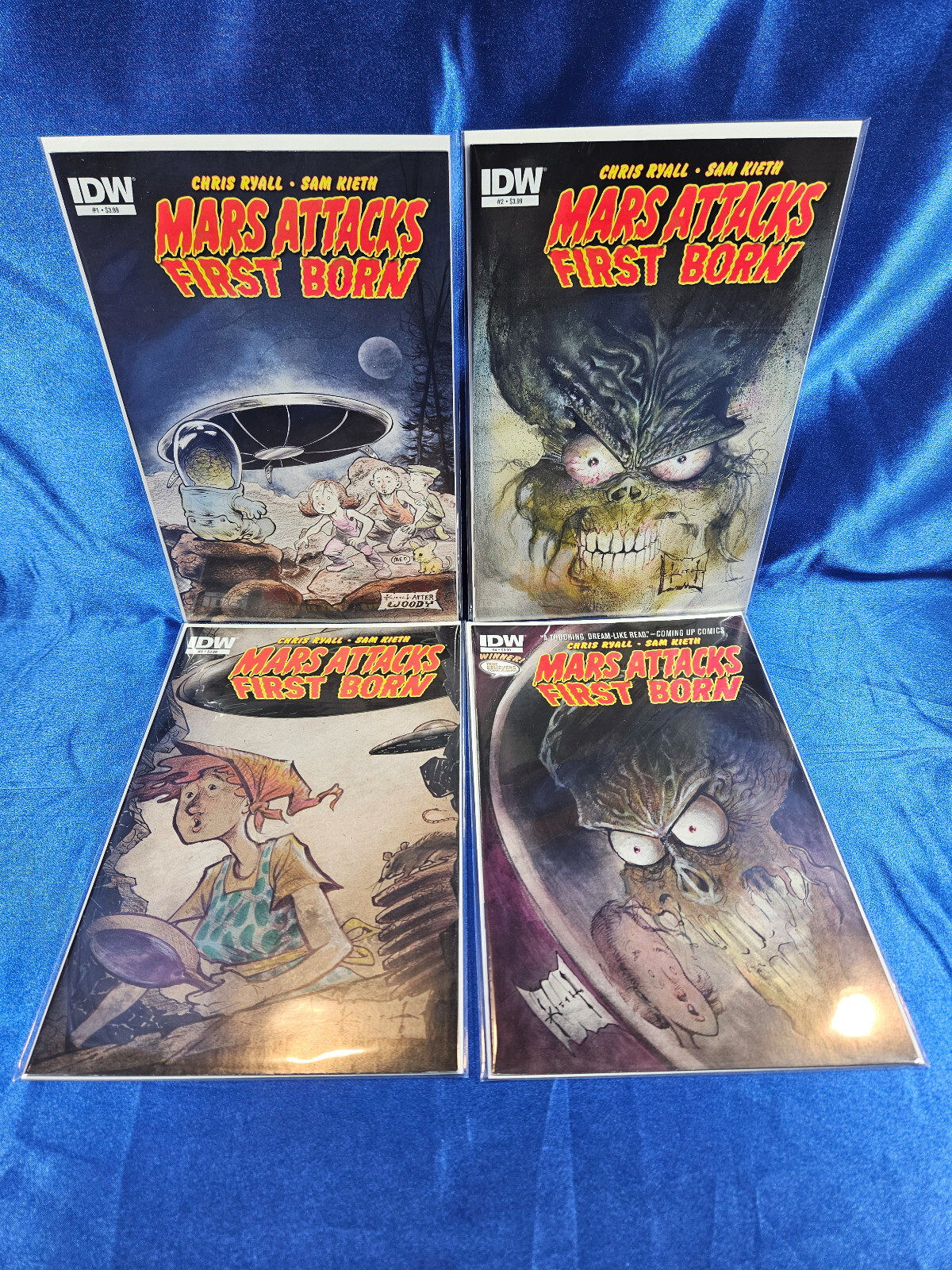 Mars attacks First Born #1-4 Full complete set 1st Print IDW Sam Kieth | eBay