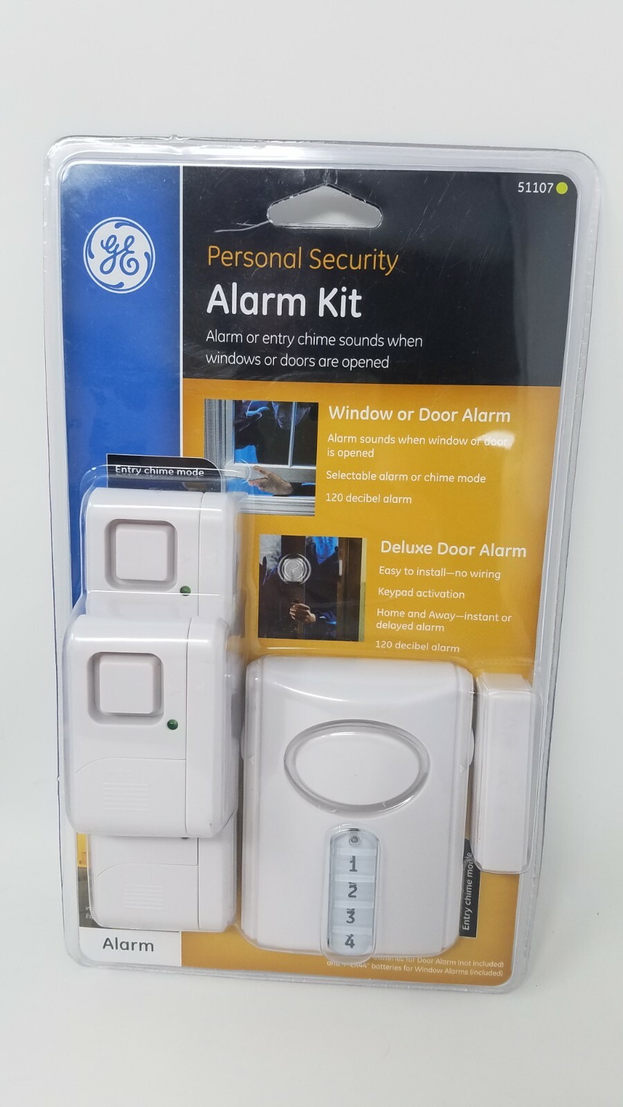 GE Alarm Kit Windows and Door New in Package 51107 43180511072| eBay