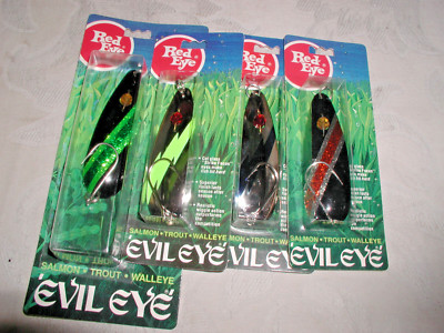 Spoons - Red Eye Evil Eye Trolling Spoons