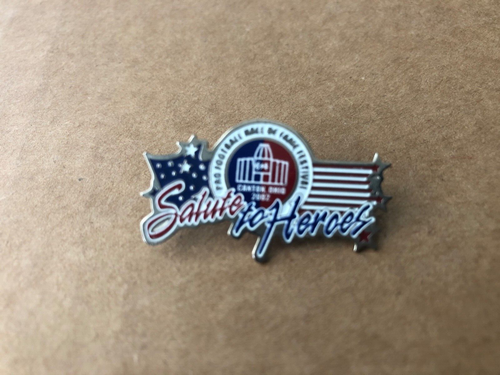 NFL Pro Football Hall Fame Festival HOF Pin 2002 SALUTE TO HEROES ...
