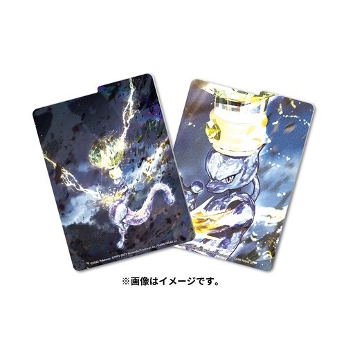 Official Pokemon Center Japan Mewtwo Electric Terra type Plastic Deck ...